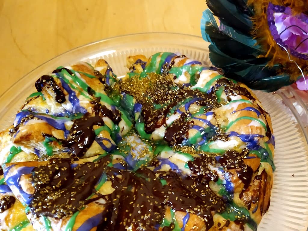 Puff Pastry King Cake with Almond Filling - The Good Plate