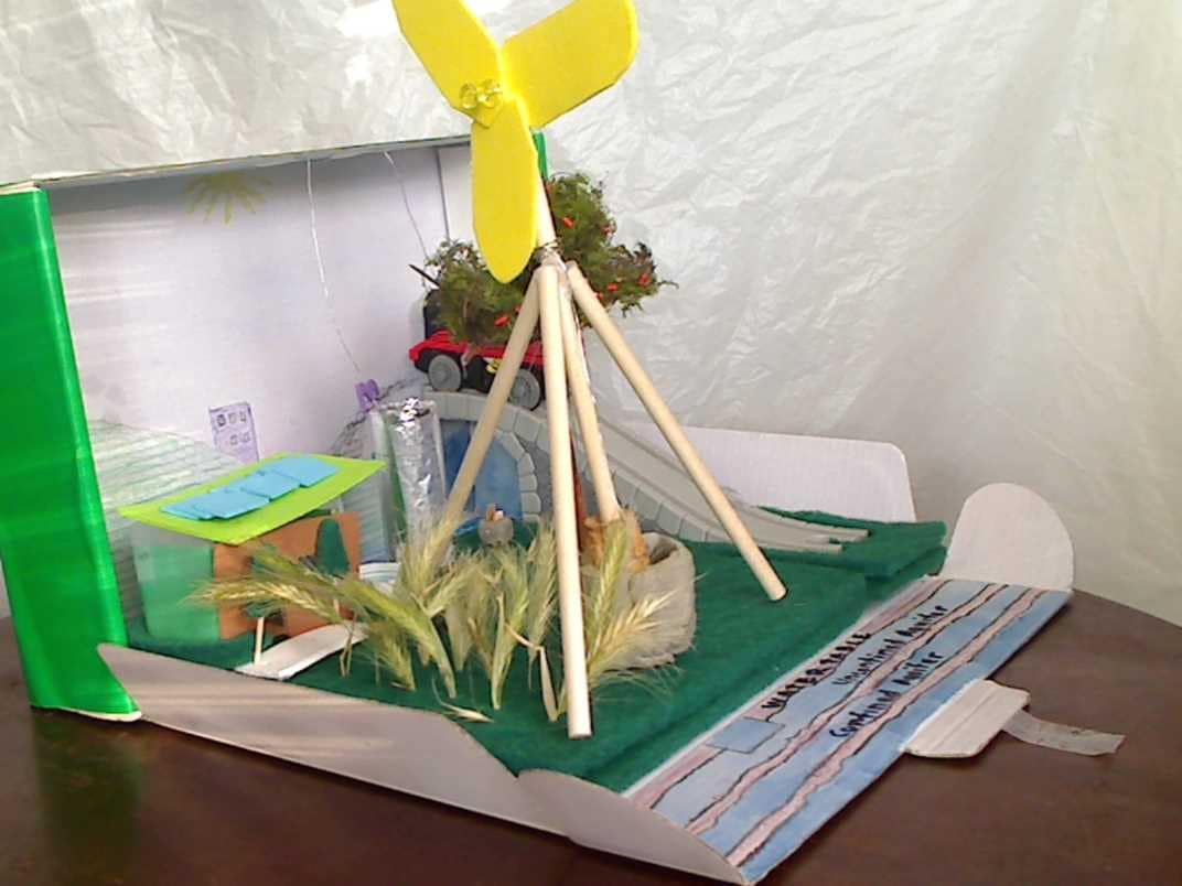 Tsunami Science Project Diorama